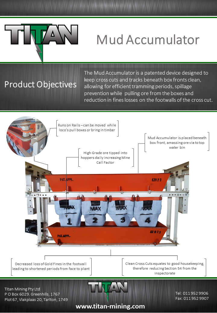 Mud Accumulator – Titan Mining